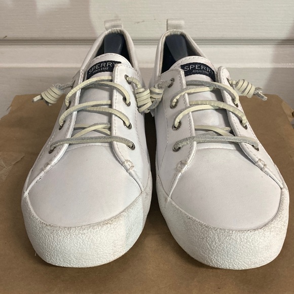 Sperry | Shoes | Sperry Topsider White Sneakers Size 1 | Poshmark